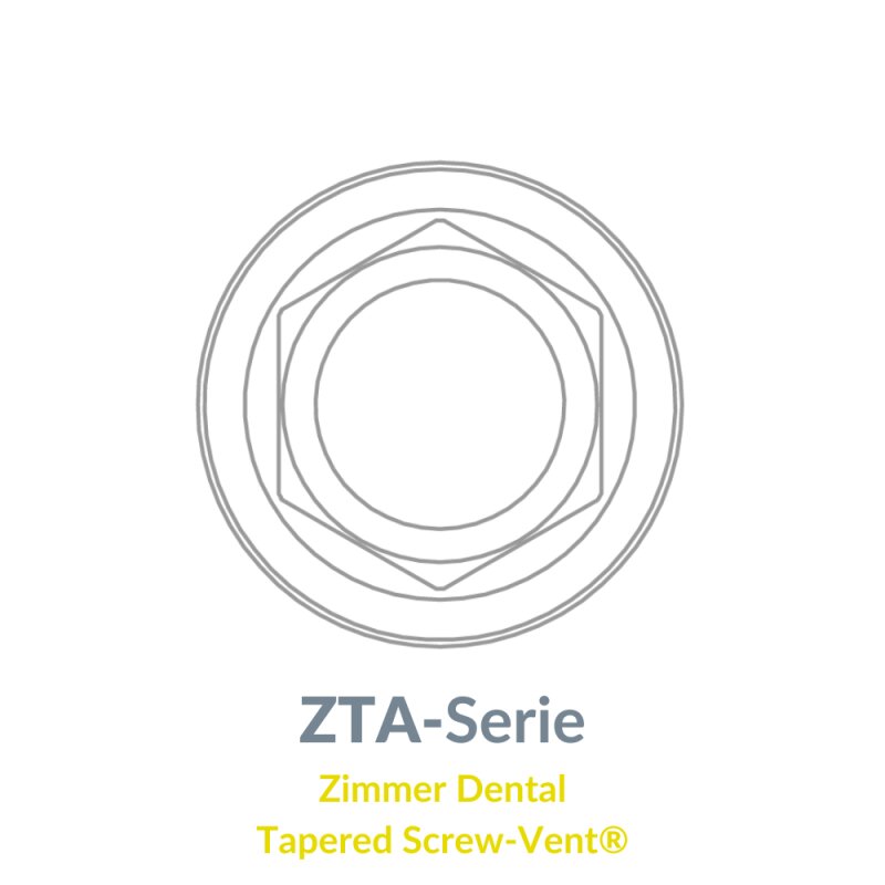 ZTA-Serie (Zimmer Dental, Tapered Screw-Vent®), 29,90